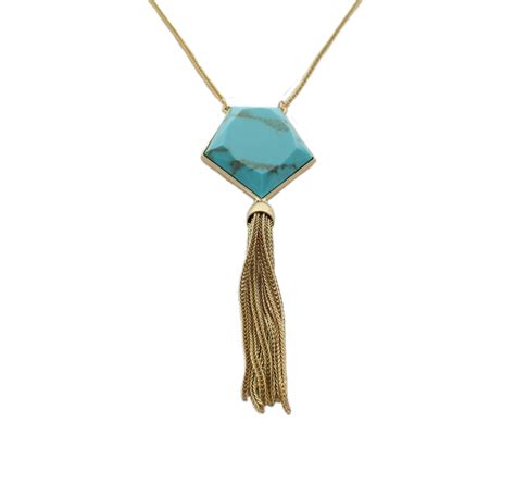 Long Turquoise Tassel Necklace Best Of Everything Online Shopping