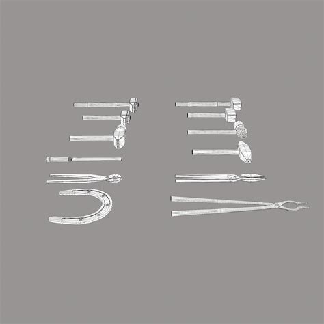 Blacksmith Tools 3d Model By Get Dead Entertainment