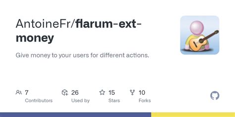 GitHub AntoineFr Flarum Ext Money Give Money To Your Users For