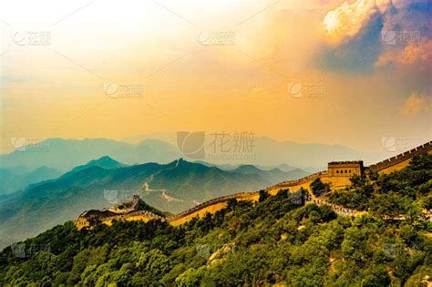 寂寞地形世界遗产旅游目的地北京市水平画幅无人户外日落摄影