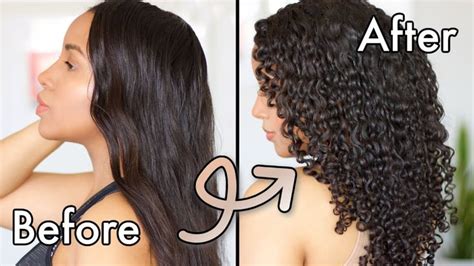 Straight To Curly Hair How To Get Your Curls Back NO HEAT DAMAGE