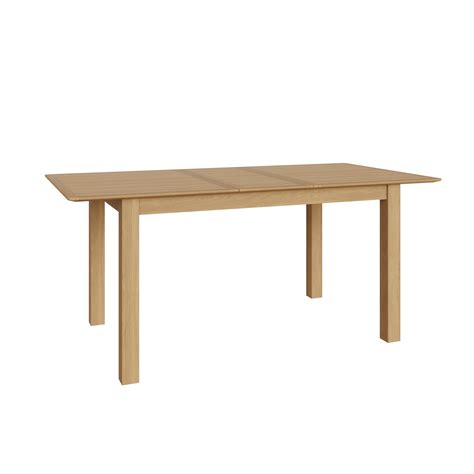 taberno solid oak 1 4m extending dining table fwstyle