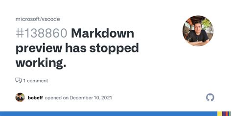 Markdown Preview Has Stopped Working Issue 138860 Microsoft