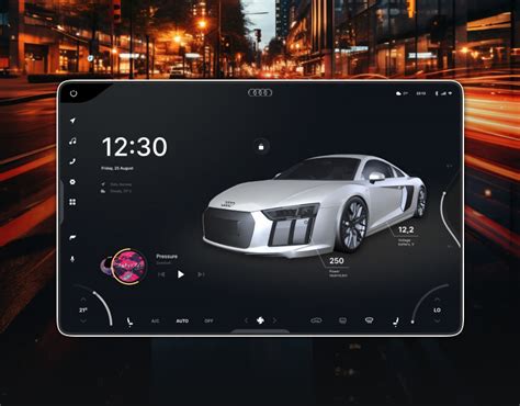 Automotive Uxui Concept Design Car Hmi Behance
