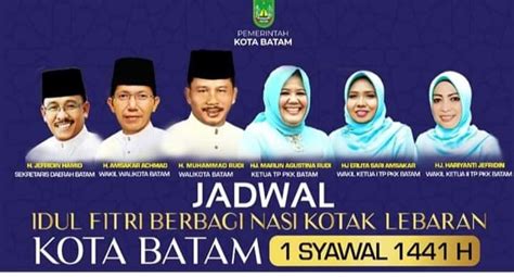 Walikota Batam Dan Wakil Walikota Bagikan 15 Ribu Nasi Kotak Sebagai