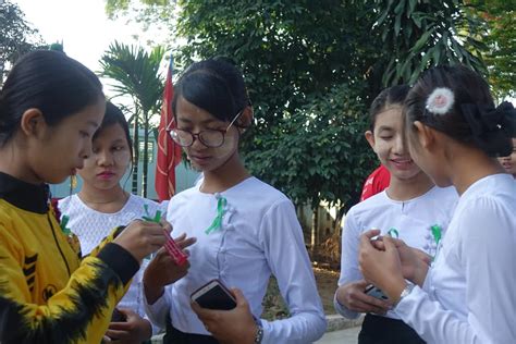 Dvb စစ်ကိုင်းပညာရေးကောလိပ်တွင် ဖဲကြိုးစိမ်းကမ်ပိန်းပြုလုပ်