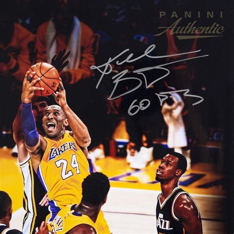 Kobe Bryant Signed Lakers 16x20 Limited Edition Photo Inscribed 60 Pts