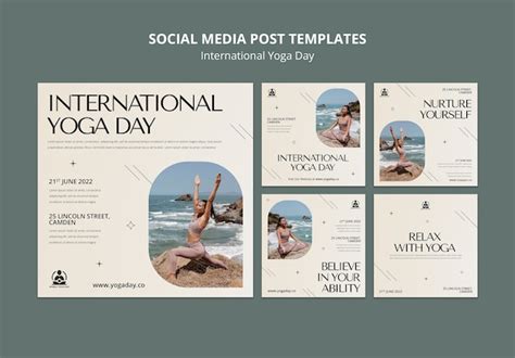 Collection De Publications Instagram De Célébration De La Journée