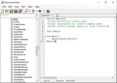 How Can I Lock My Rvb Script File Rhino Developer Mcneel Forum