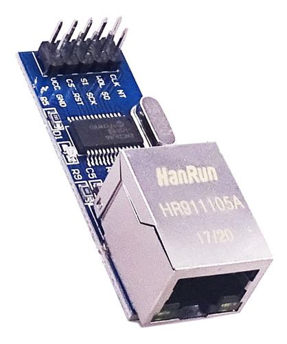 Módulo De Red Lan Ethernet Mini Enc28j60 Para Onboard Cuotas Sin Interés