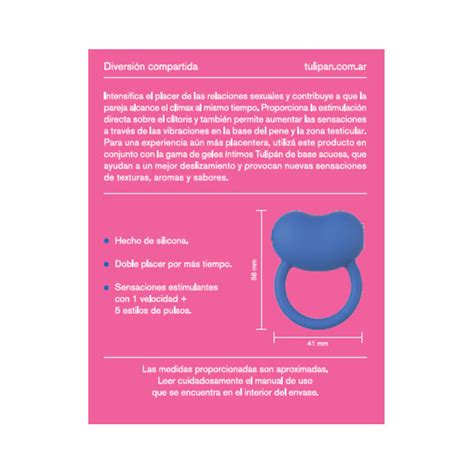 Tulipán Sex Toys Aro Vibrador Plus Farmacias Patagónicas