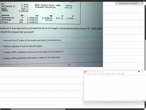 solved using tidyverse package in r load the diamonds dataset each observation is one