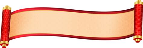 Red Scroll Pngs For Free Download