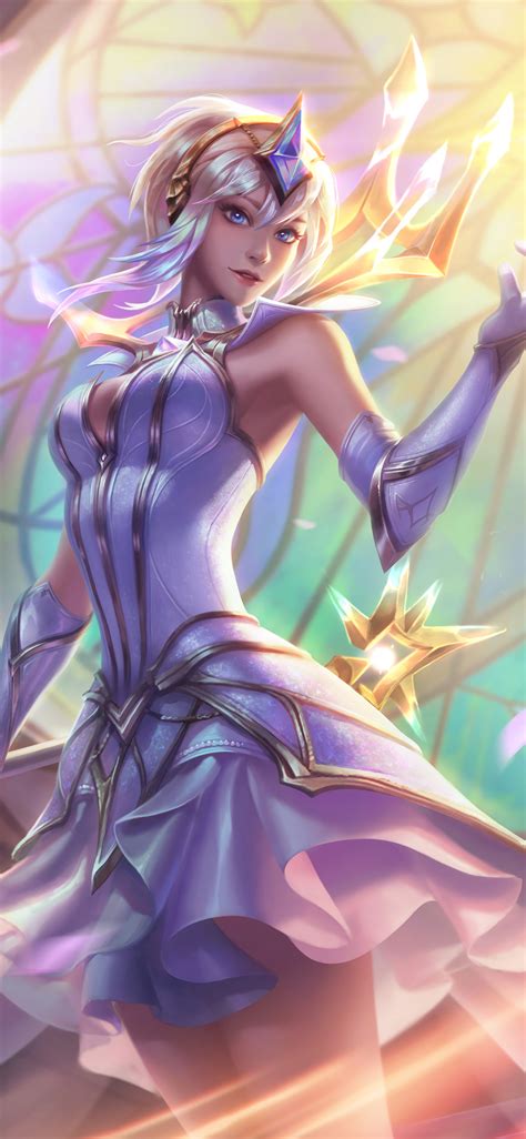 1125x2436 Elementalist Lux Splash Art League Of Legends Iphone Xs
