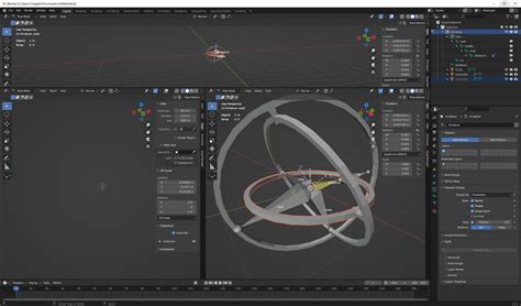 Constrain A 3 Axis Gyroscope In 2023 Animation And Rigging Blender