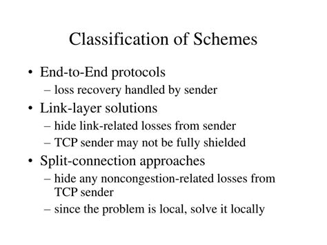 PPT A Comparison Of Mechanisms For Improving TCP Performance Over Wireless Links PowerPoint
