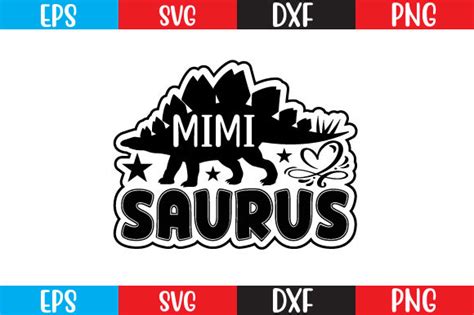 Mimi Saurus Svg Graphic By Craftstore · Creative Fabrica
