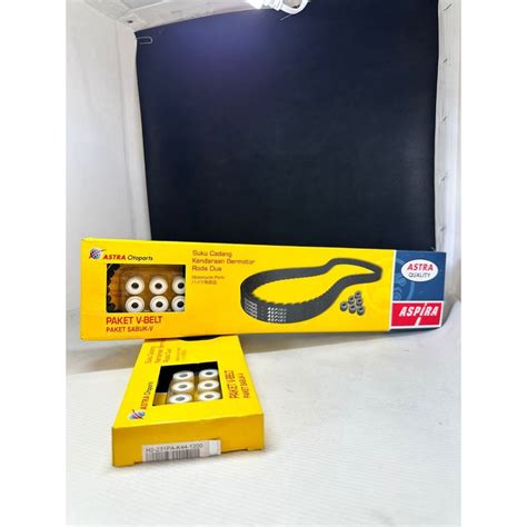 Van Belt Set ชุดลูกกลิ้ง ยี่ห้อ Honda Beat Pop Esp Aspira K44 ของแท้