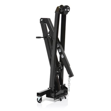 T 모바일 미니 접는 가게 크레인 엔진 리프터 수동 유압 펌프