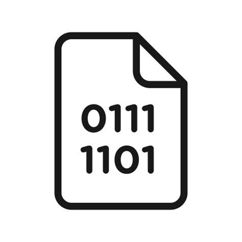 Binary Numbers Clipart Vector Images 64