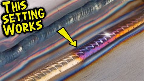 The 3 Best Settings To Start Tig Welding Stainless Youtube