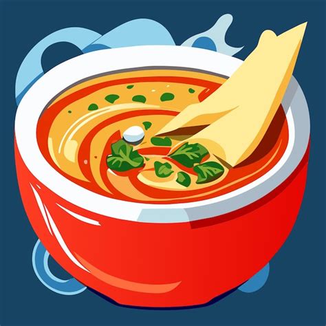 Premium Vector Ramen Soup Illustration