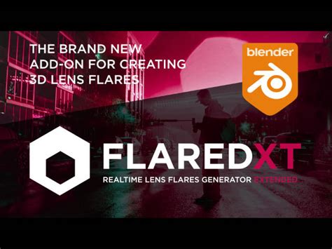 Lens Flare Advanced Flared XT For Blender