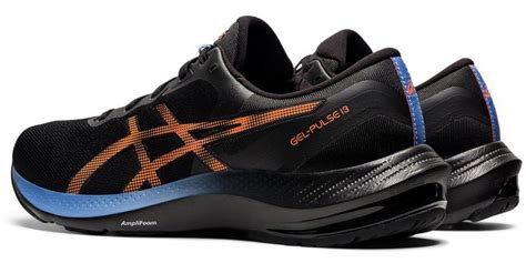 Купить кроссовки Asics Gel-Pulse 13 Черные с оранжевым с доставкой по ...