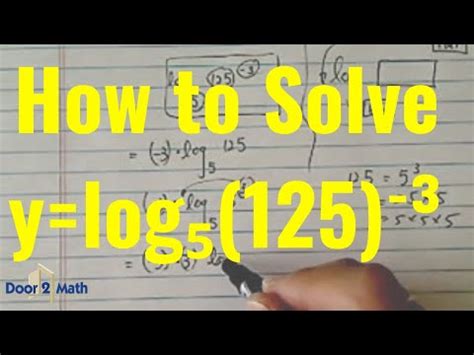 Property Of Logarithm Find The Value Of The Expression Log YouTube