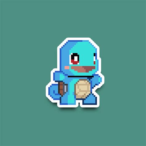 Chibi Squirtle Sticker Kilowatt Games