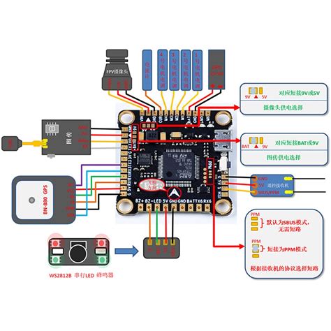 Betaflight F4 V3S PLUS FC Flight Controller Board And BLHELI 30A 45A