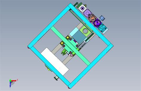 小型机械实验用立式气动注塑机 STEP 模型图纸下载 懒石网