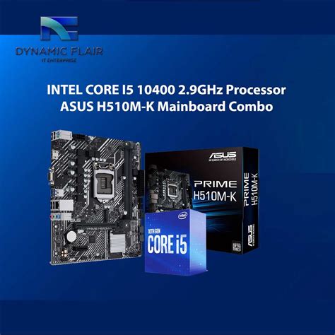 Intel Processor Core I5 10400 29gh Socket 1200 Asus H510m K