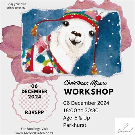 Christmas Alpaca Workshop Secondsketch