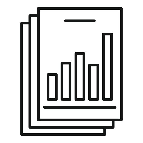 Restructuring Analysis Icon Outline Style 14646131 Vector Art At Vecteezy