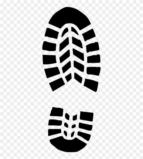 Army Boot Print Clipart