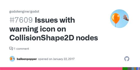 Issues With Warning Icon On CollisionShape2D Nodes Issue 7609