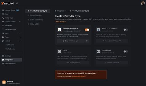 Provision Users And Groups From Your Identity Provider Netbird Docs