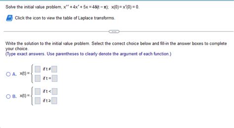 Solved Solve The Initial Value Problem Chegg