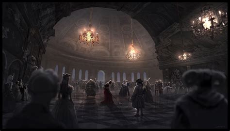 Royal Ballroom Fantasy Ballroom Concept Art Masquerade Concept Art