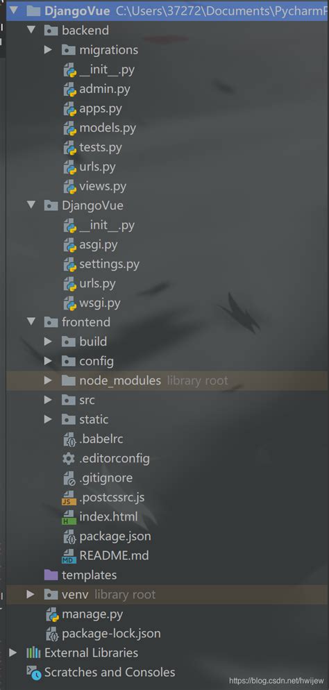 手把手教你如何使用 django vue js 快速构建项目 django vue csdn博客