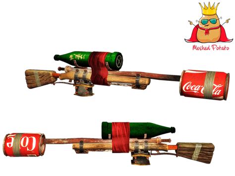 Second Life Marketplace Meshed Potato Apocalyptic Rifle Full Perm