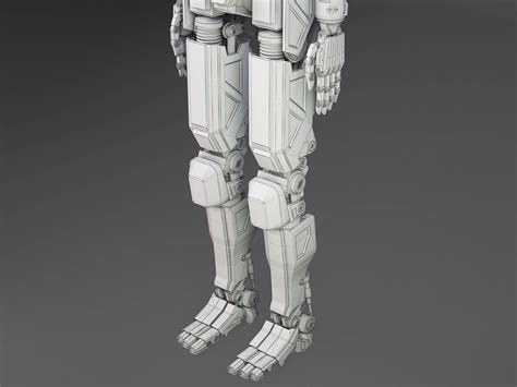 Chappie Robot 3d Model 199 3ds C4d Fbx Lwo Max Obj Free3d
