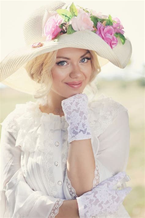 Elegant Woman Victorian Or Edwardian Stock Photo Image Of Lady