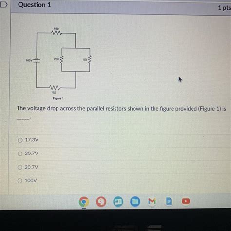 Voltage Drop Across Resistor Parallel Circuit
