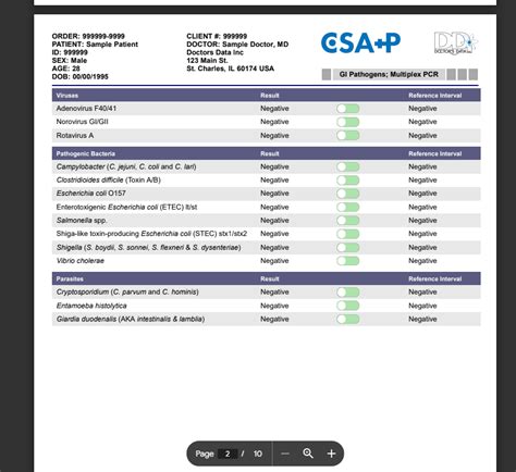 Stool Analysis Comprehensive Parasitology Stool Test