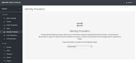 Chapter 12 Identity Brokering Red Hat Single Sign On 72 Red Hat