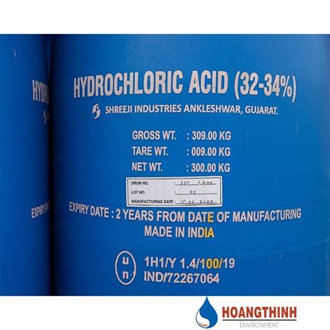 H A Ch T Axit Hcl Gi M Ph Trong N C