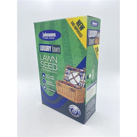 Johnsons Luxury Lawn Seed 20 M Grass Seed Polhill Garden Centre