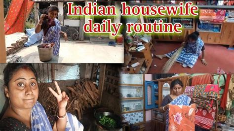 Indian Housewife Daily Routinedesi Style Cleaning Vlog Bengali
